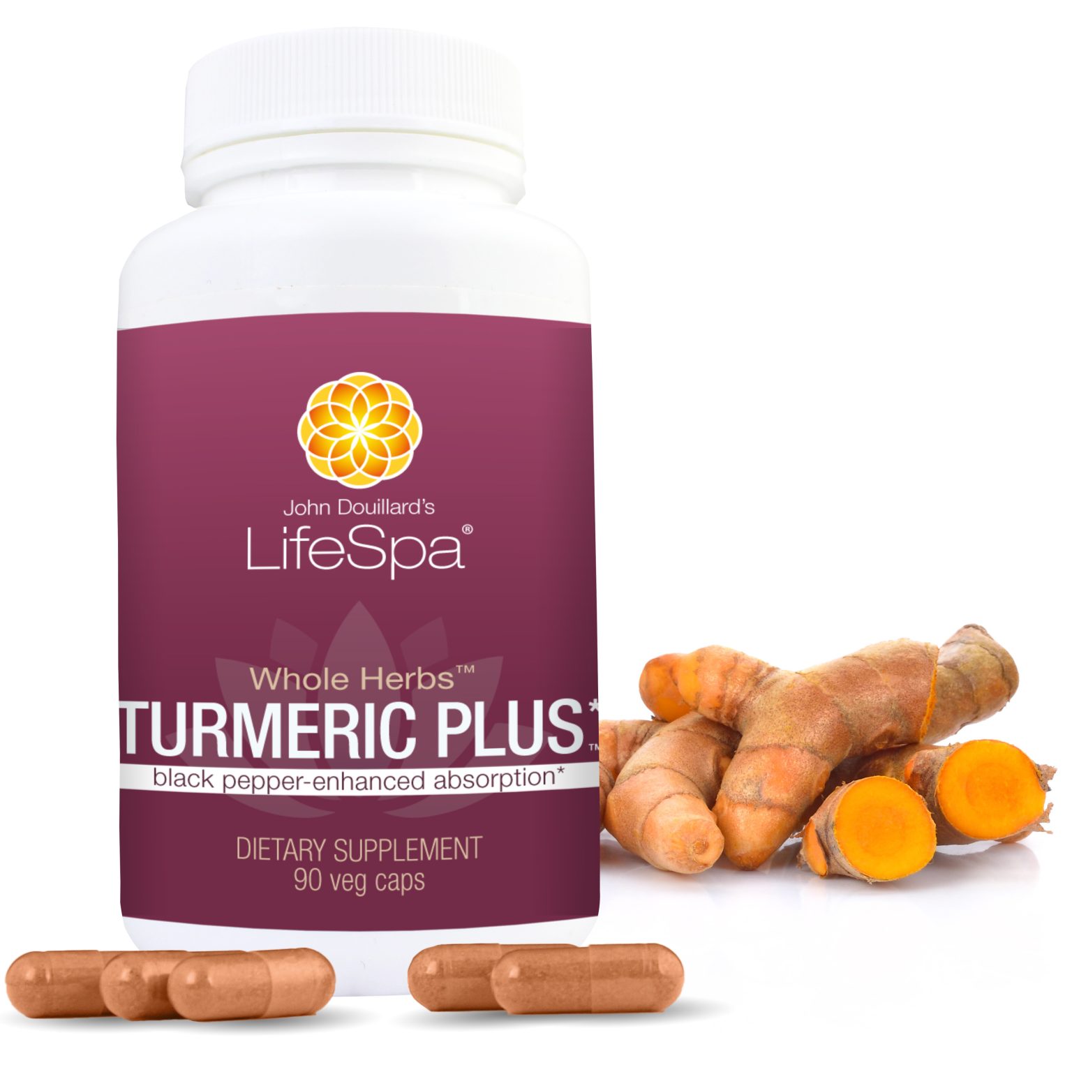 Turmeric Plus Capsules - Dr. John Douillard's LifeSpa